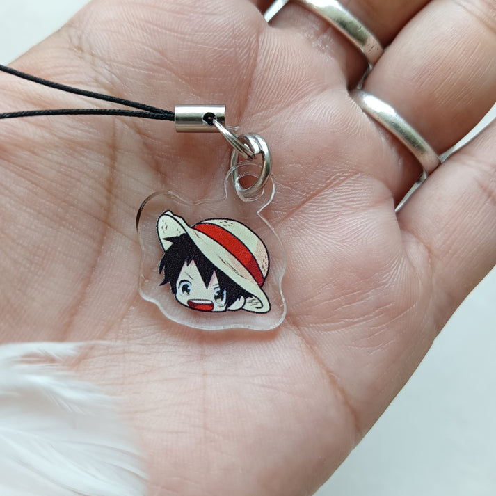 Luffy Acrylic Charm (No restock) – Dipped in Doodles