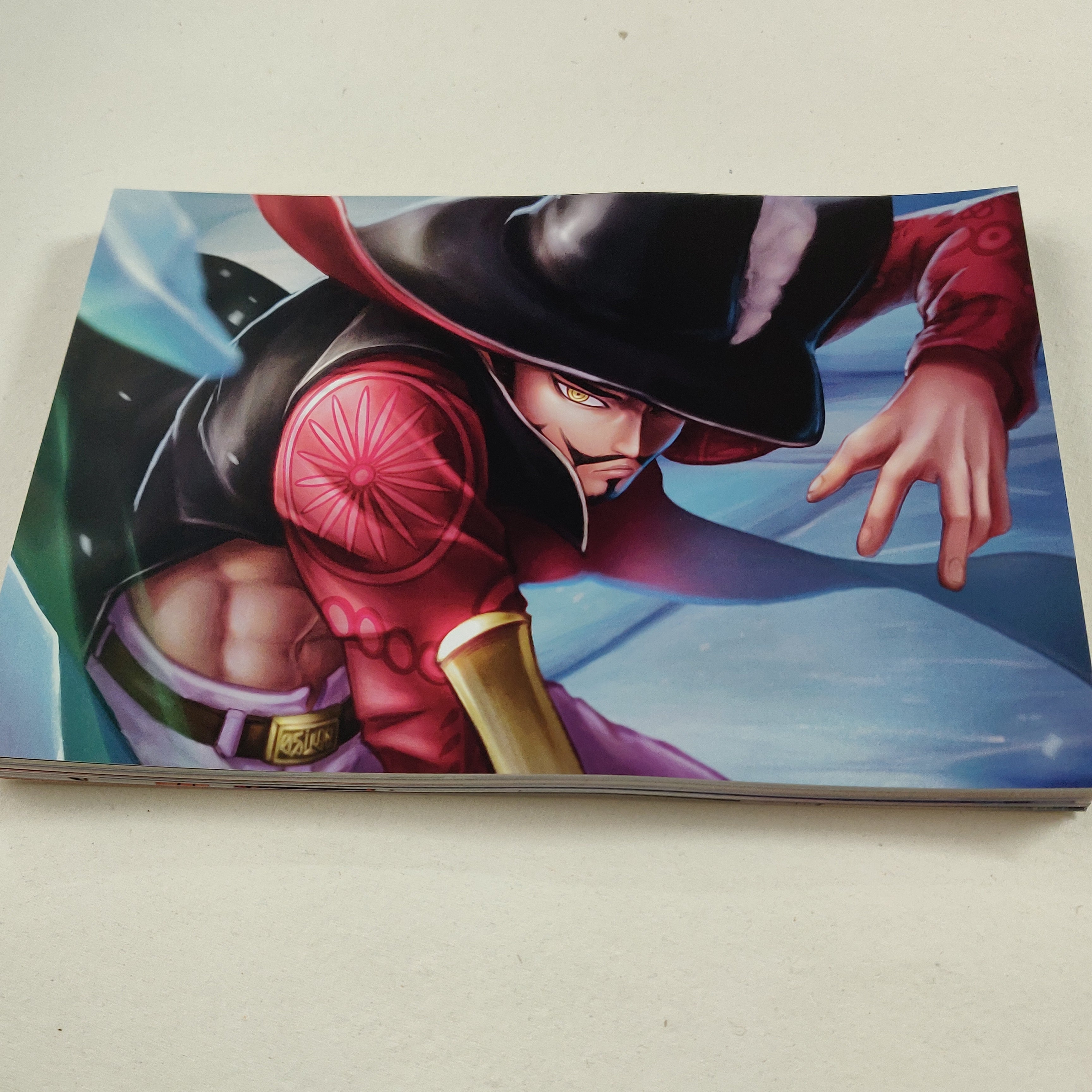 Mihawk One Piece wall poster | Style 2 – Dipped in Doodles