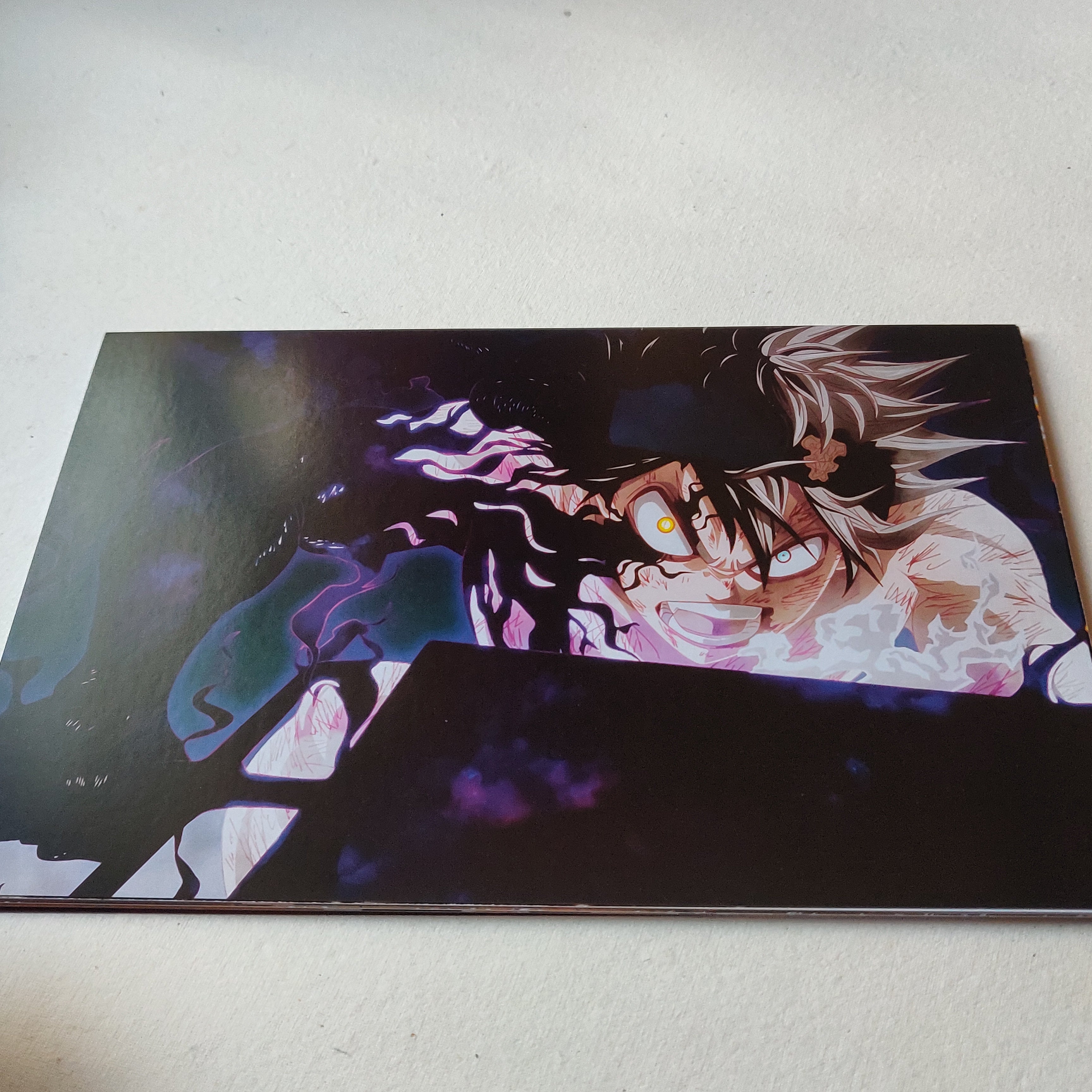 Asta Black Clover wall poster | Style 1 – Dipped in Doodles