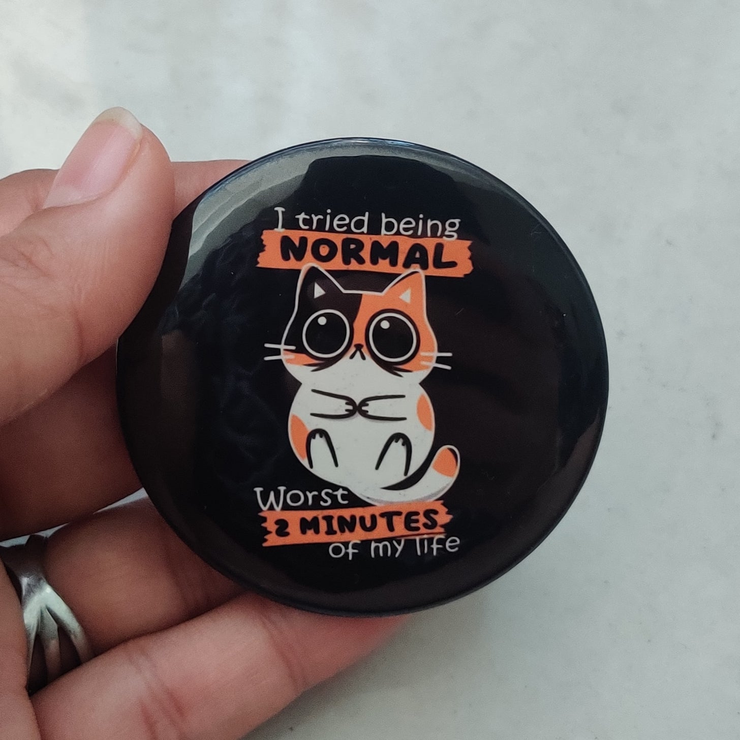 Tried Normal Badge – Dipped in Doodles