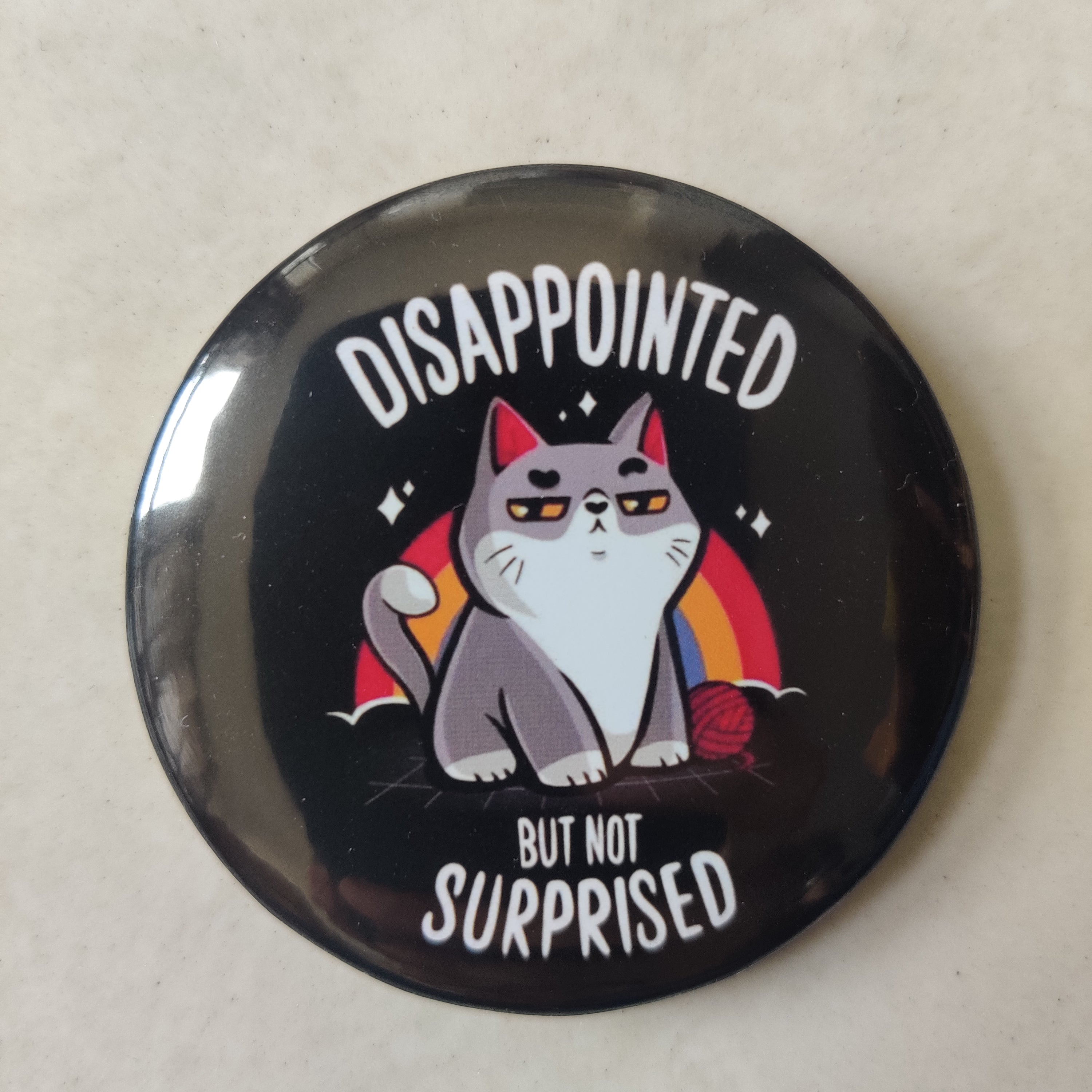 Disappointed Badge – Dipped in Doodles