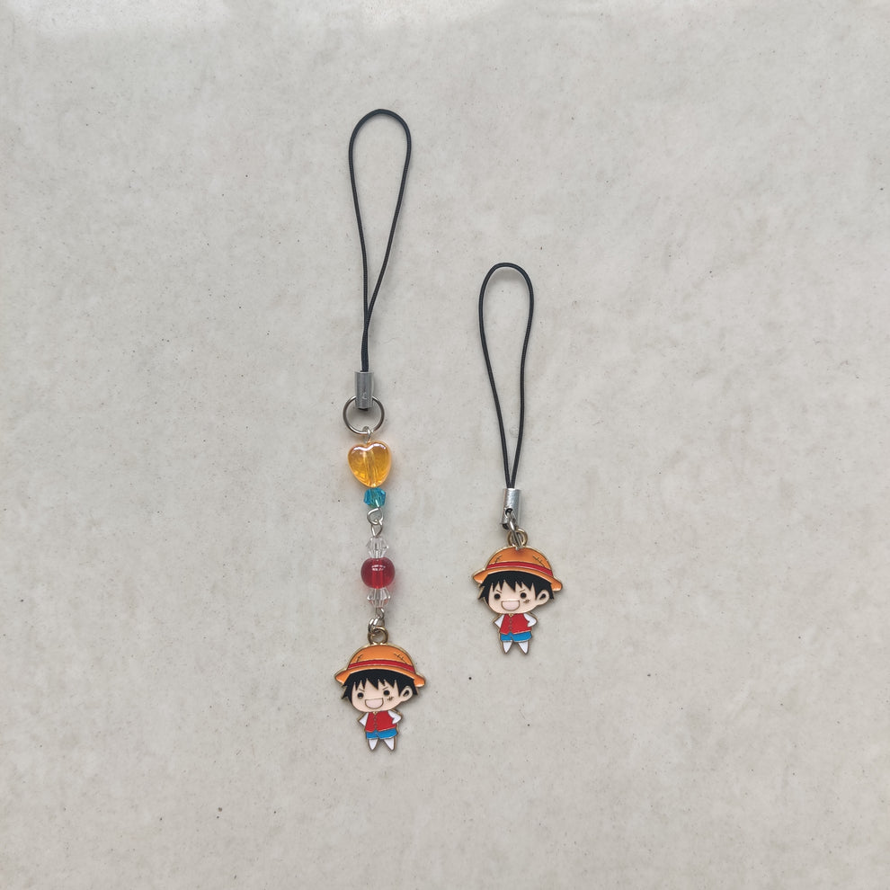 Small Luffy One Piece Enamel Charm – Dipped in Doodles