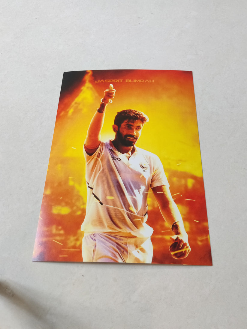 Bumrah wall poster | Style 1 – Dipped in Doodles