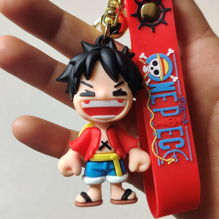 Luffy One Piece Rubber keychain – Dipped in Doodles