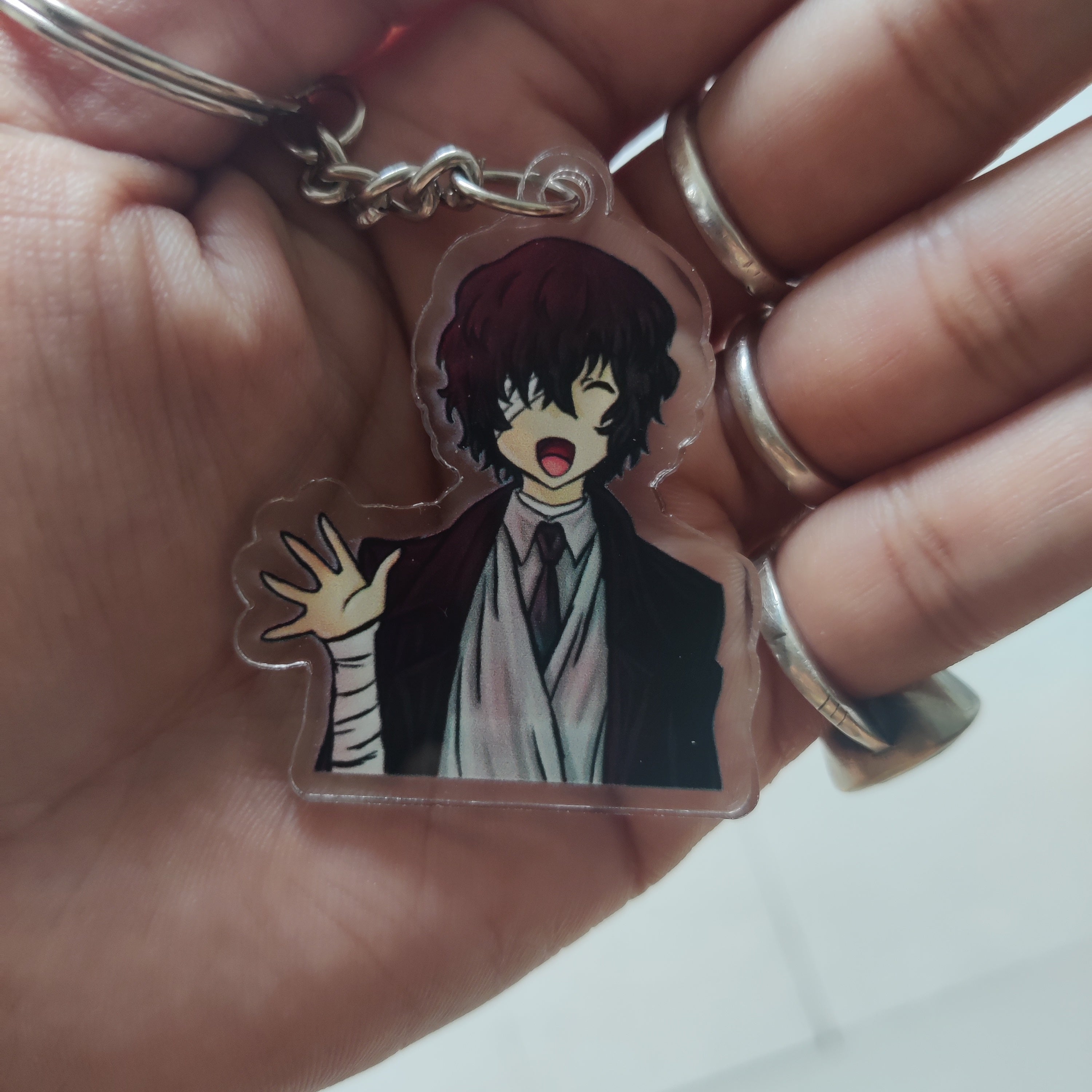Dazai Bungo Stray Dogs Keychain | Bungo Stray Dogs Merchandise – Dipped ...